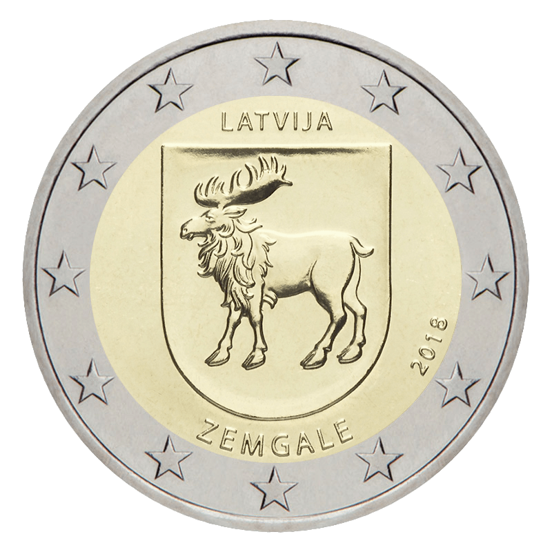 2 euro Zemgale - Letland - 2018 - Munt Bureau